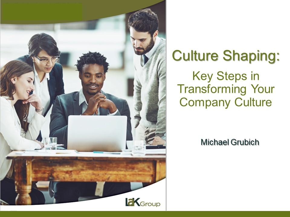 Insight: Key Steps in Shaping Culture. | ELE Group