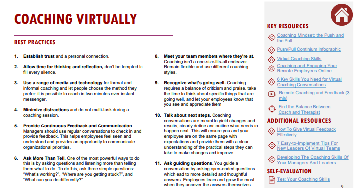 Insight: How To Be A Virtual Coach | ELE Group